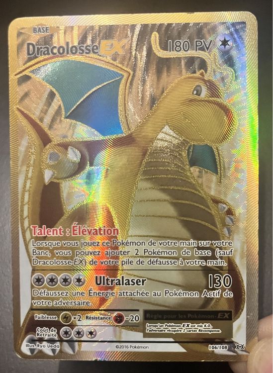 Carte Pokémon ULTRA RARE DRACOLOSSE 2016 | Kaufen auf Ricardo