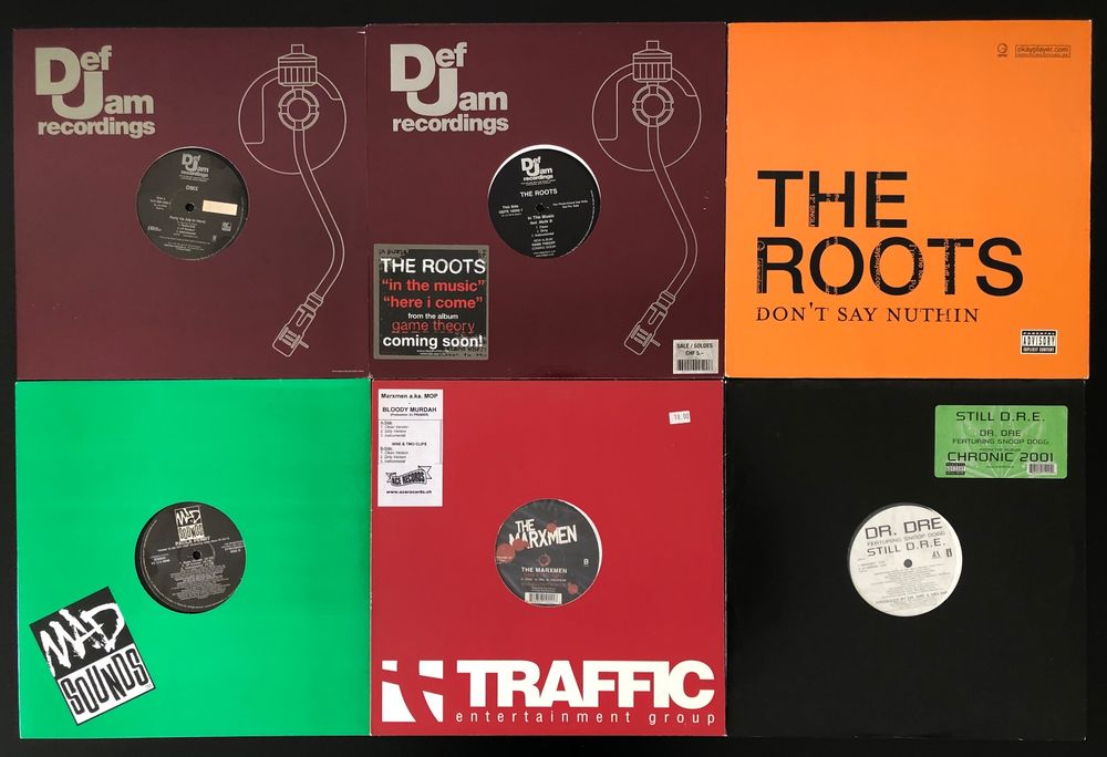 Hip Hop 12” Maxi-Singles (6 Stk.) - Rap US (Gebraucht) in Basel für CHF ...