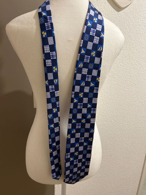 Krawatte Nautik Motiv von Le monde des accessoires100% Seide (Neu und ...