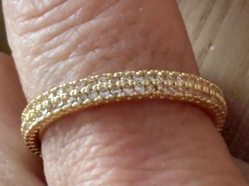 💛Luxus Gr: 17/7 Ring Memoire Zirkonia Farbe Gold (Gebraucht) in Biel ...