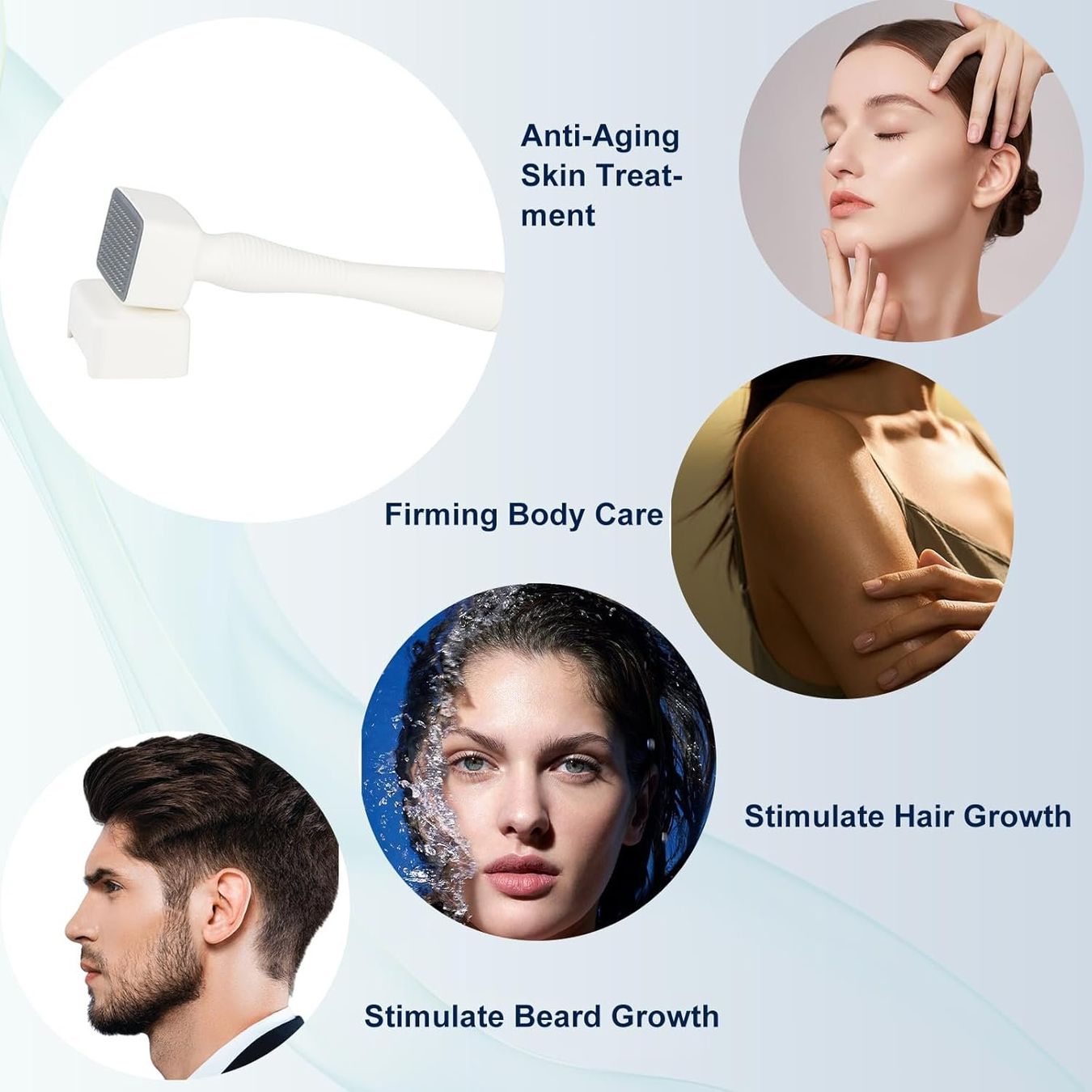 Einstellbar Microneedling Derma Roller 0-3mm microneedling (Neu (gemäss ...