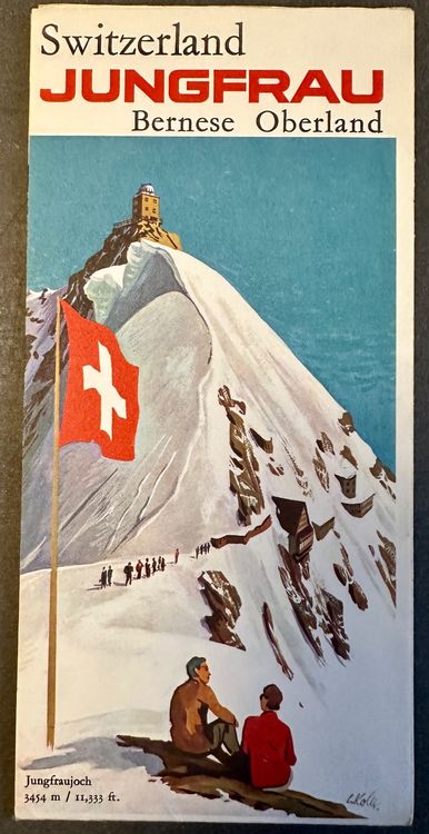 Jungfrau. Berner Oberland. Prospekt (Gebraucht) in Zürich für CHF 12 – mit Lieferung auf Ricardo ...