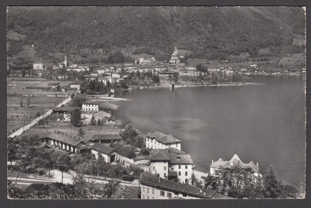 Alte Fotokarte: Capolago e Riva S. Vitale, Lago di Lugano (Neu (gemäss ...
