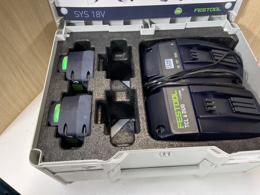 Festool SYS 18V 2x5,2Ah +TCL 6 DUO - État Impeccable! (D'occasion) à ...