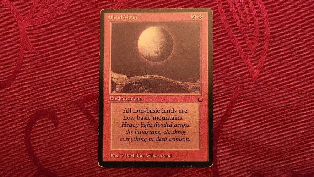 1x Blood Moon MTG "The Dark" Expansion (Gebraucht) in Paradiso für CHF ...