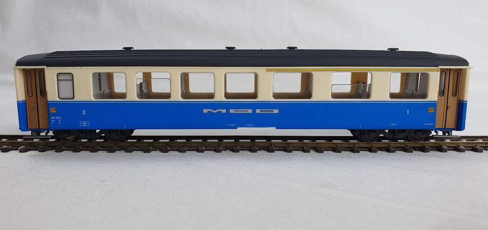 Bemo 3291 313 MOB AB 303 Personenwagen 1./2.Kl. | Kaufen auf Ricardo