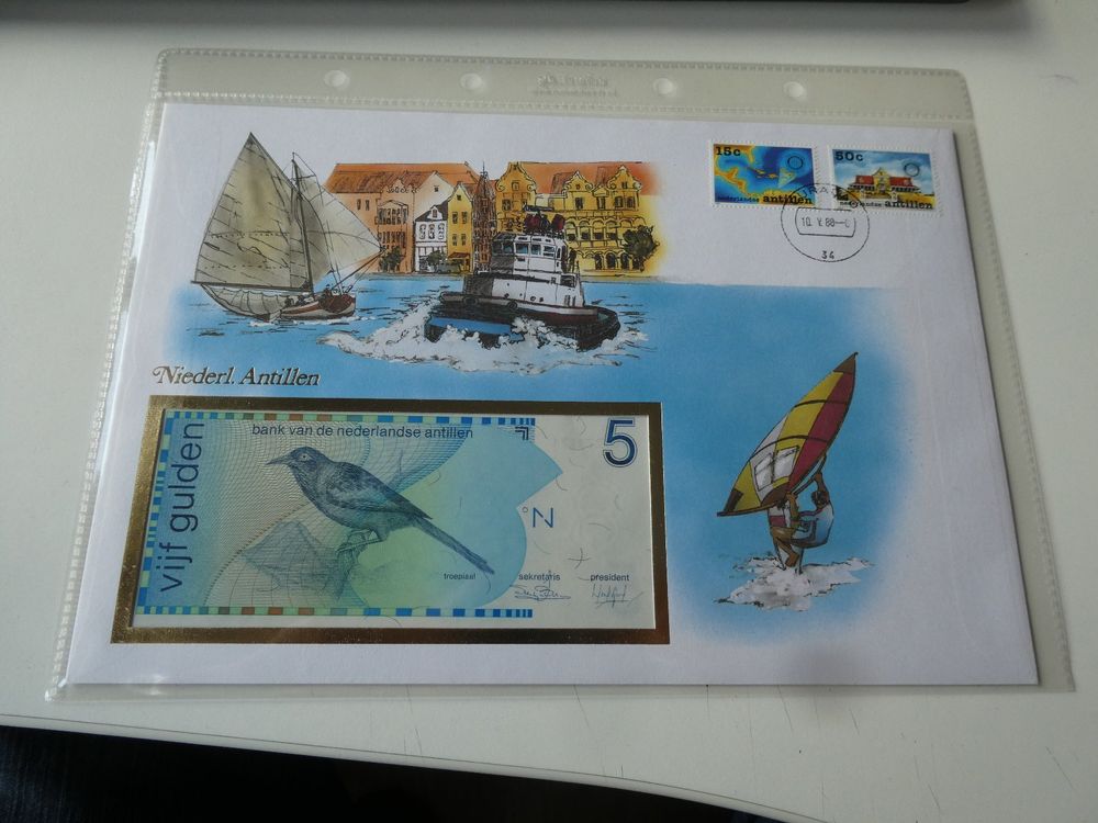 Niederl. Antillen 1988, Banknotenbrief A-4 | Kaufen auf Ricardo