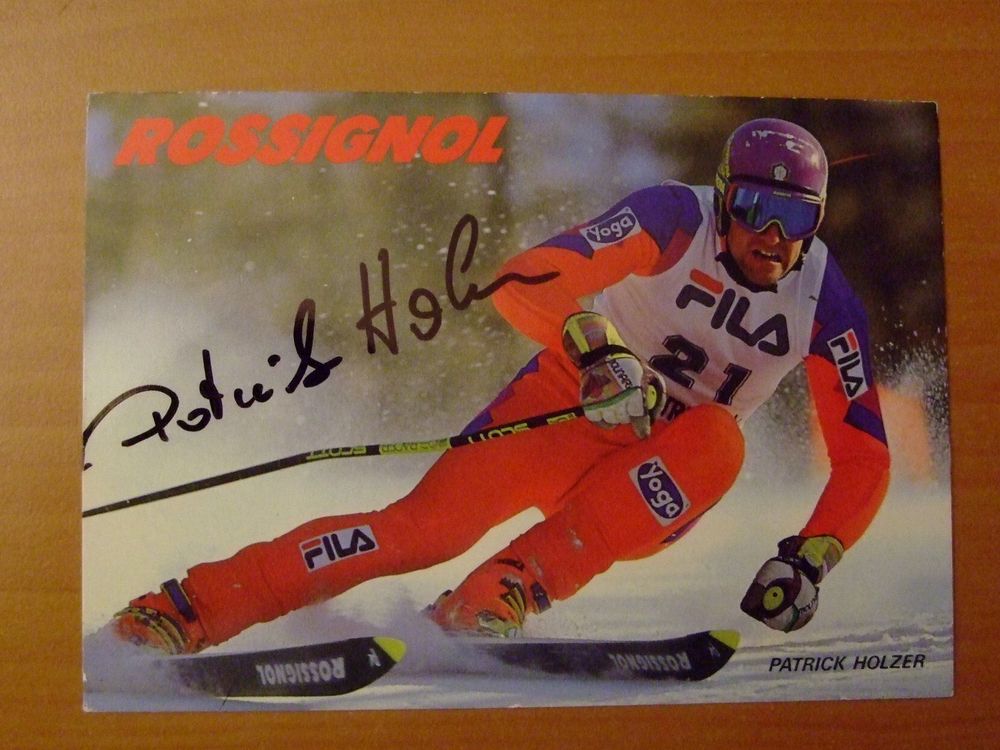 PATRICK HOLZER (ITA) AUTOGRAMM RARITÄT (Gebraucht) in Schachen b. Reute ...