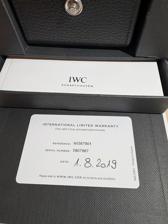 IWC Spitfire Chronograph Full Set (Gebraucht) in Eichberg für CHF 3900 ...