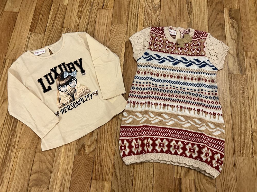 Dress + t-shirt BRUMS brand new - 12M (Neu und originalverpackt) in ...