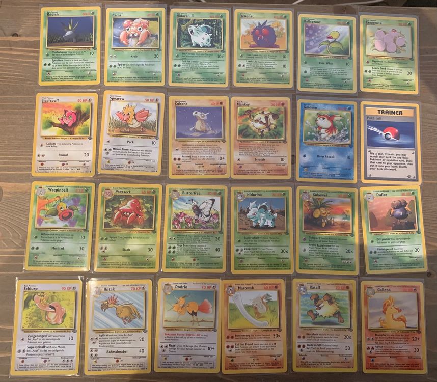 Jungle Common / Uncommon Pokemon diverse Karten | Kaufen auf Ricardo