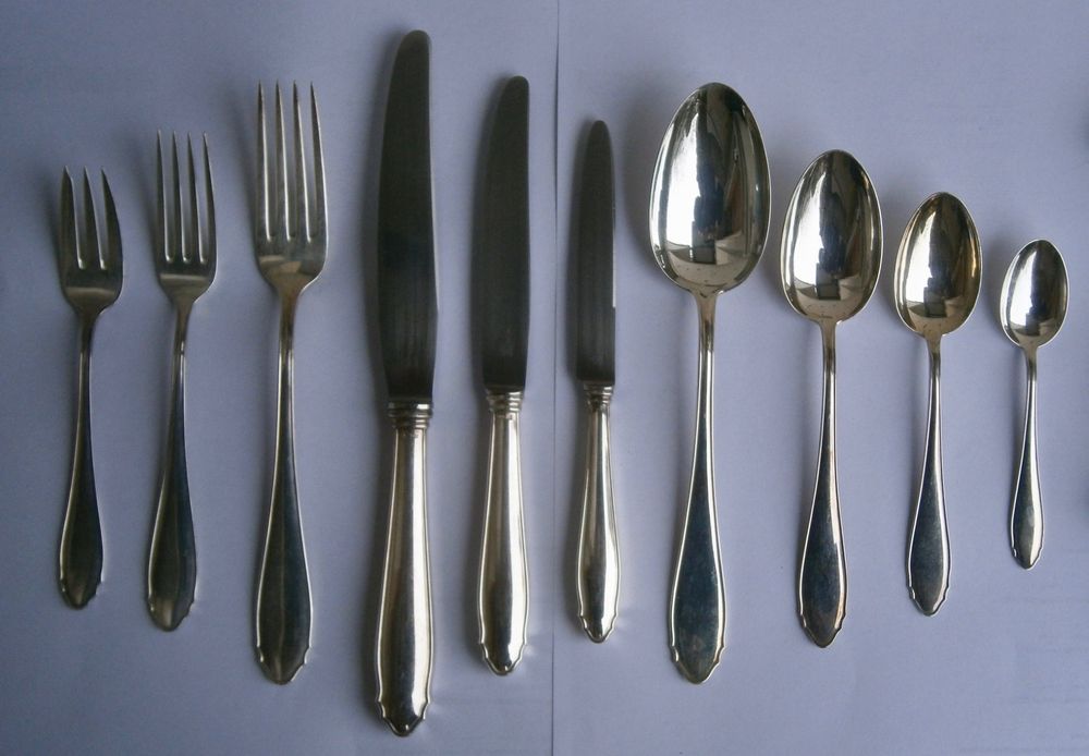 Jezler Silber 800 Besteck für 8 Personen La Reine | Kaufen auf Ricardo