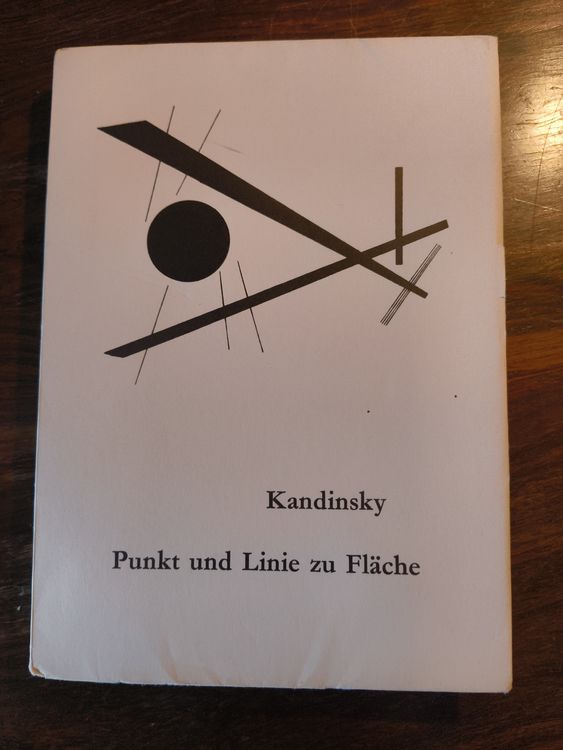 Buch Kandinsky Punkt und Linie zu Fläche Bauhaus 1969 V Bill (Gebraucht ...