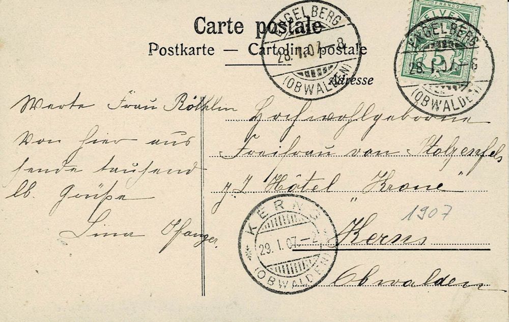 Wintersport Engelberg - Eisfeld GERSCHNIALP OW gel. 1907! (Gebraucht ...