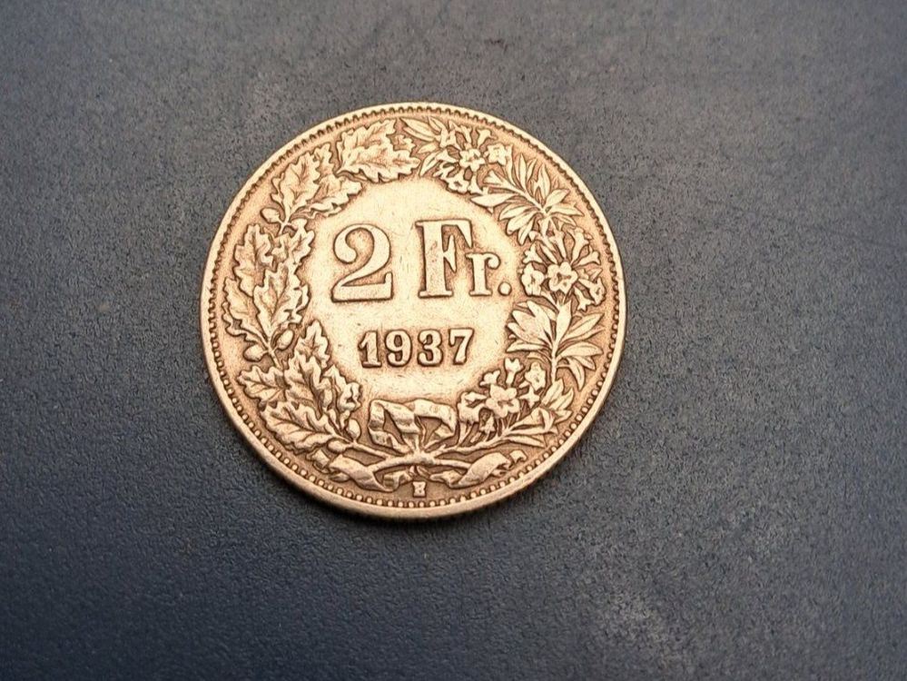 2.- Franken 1937 | Kaufen auf Ricardo