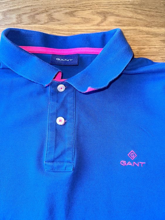 GANT Polo Gr. M blau/pink (Neu (gemäss Beschreibung)) in Niederglatt ZH für CHF 35 – mit ...