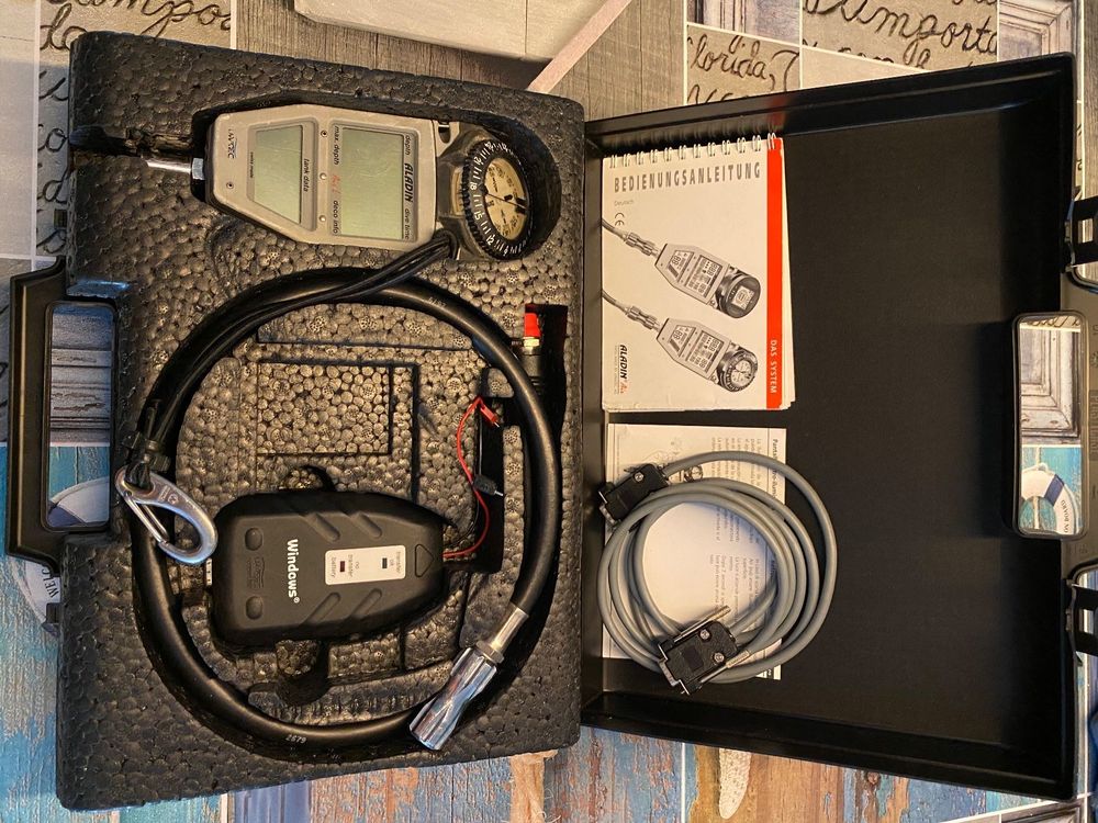 Tauchcomputer Aladin Air mit Kompass und neue Batterie (Gebraucht) in ...