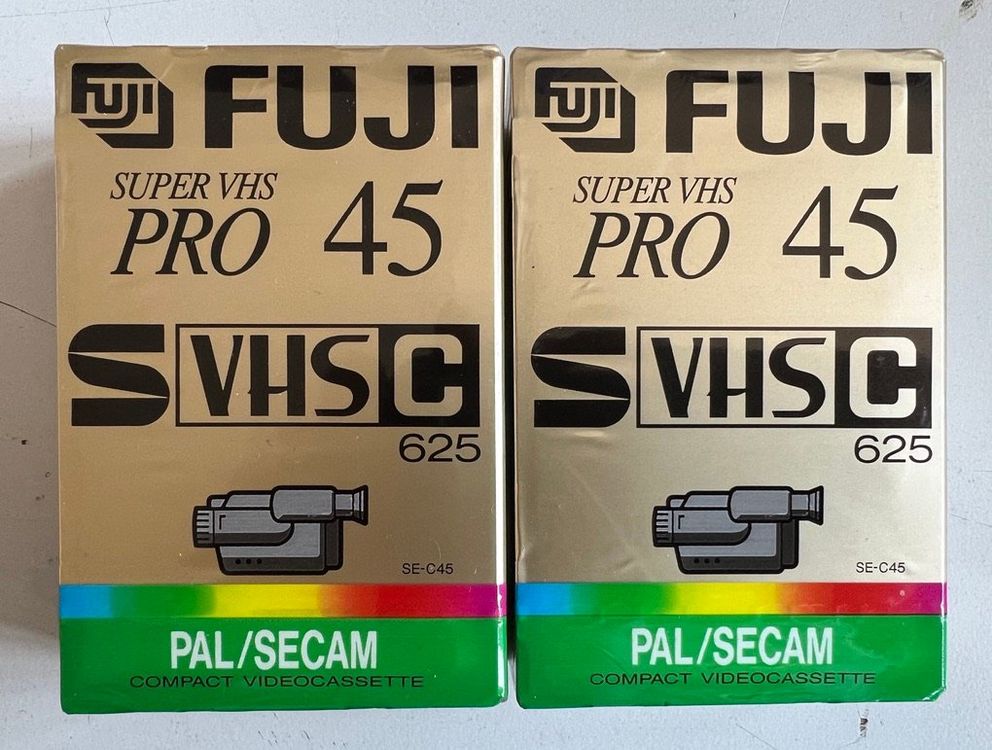 Fuji Super VHS C Video Kassette Pro 45 (Gebraucht) in für CHF 1 – mit ...