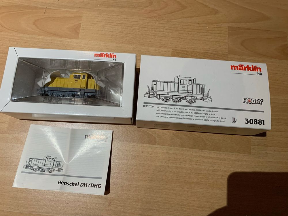 Märklin HO 30881 Rangierlok DHG 700 mit Blinklicht (Gebraucht) in ...