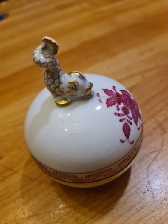 Herend Porzellan Deckeldose mit Koi (Gebraucht) in henau für CHF 39 – mit Lieferung auf Ricardo ...