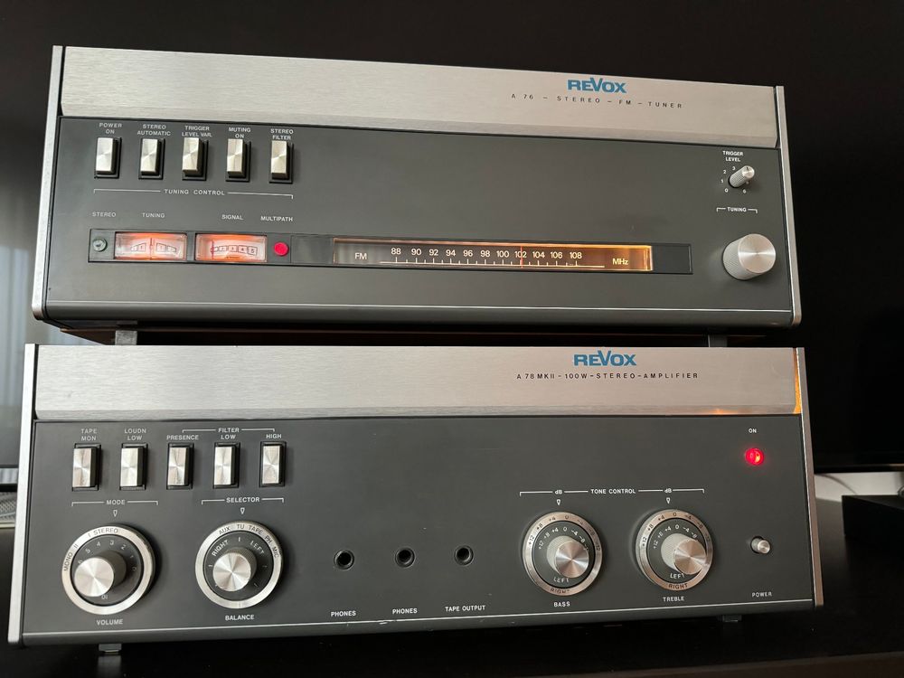 Revox Verstärker A78 MK2 und Tuner A76 MK3 | Kaufen auf Ricardo