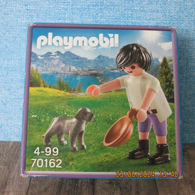 70162 playmobil neu gem. bild, milka,, mann & hund (Neu und originalverpackt) in Galgenen für ...