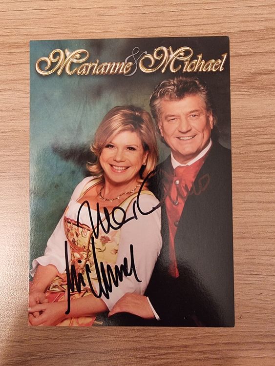 Marianne & Michael Originalautogramm | Kaufen auf Ricardo
