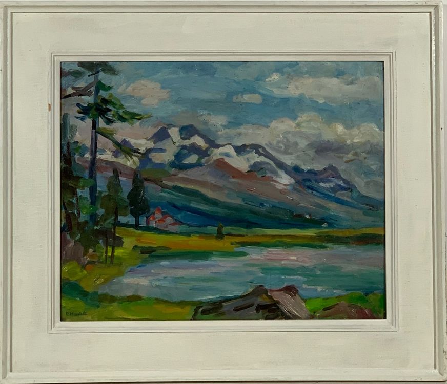 Paul Emil Haefeli (1899-1973) Piz Corvatsch Gemälde (Gebraucht) in Root ...