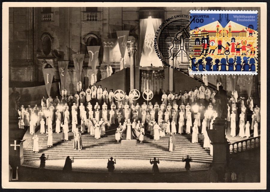 Maximumkarte Welttheater Einsiedeln - Antikes Unikat (Neu (gemäss Beschreibung)) in Dottikon für ...