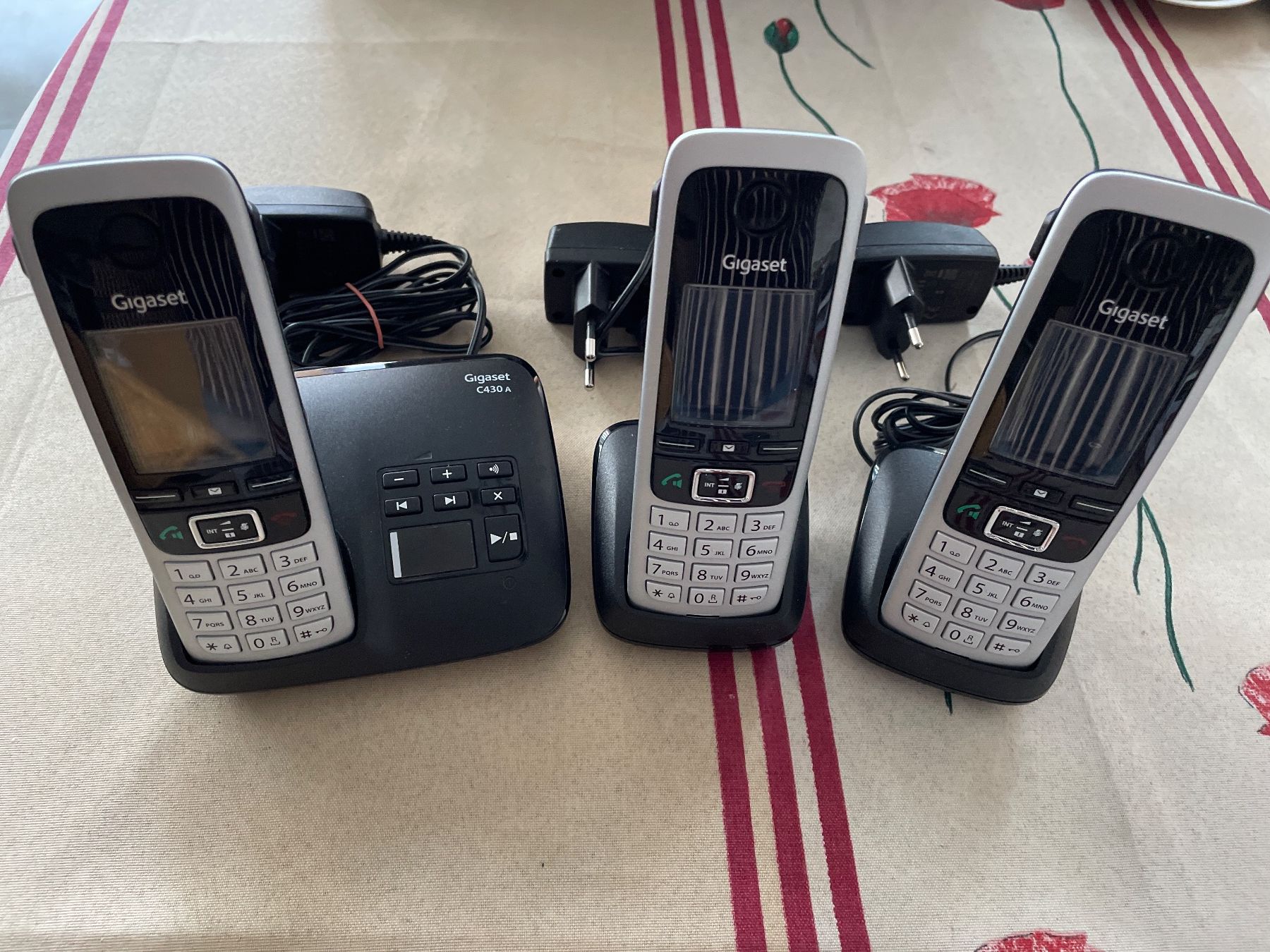 Gigaset Téléphone Trio C430A - sans fil - schnurlose Tel. (D'occasion ...