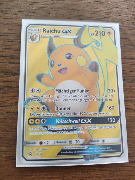 Raichu GX SM90 Pokemon Karte Deutsch | Kaufen auf Ricardo