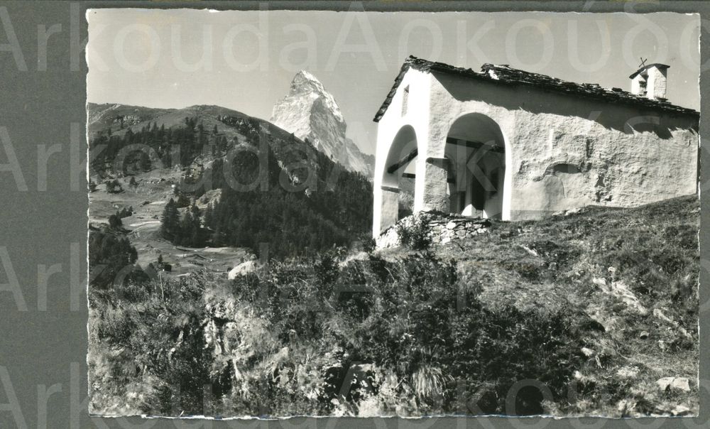 AK sw Zermatt VS Kapelle Blatten © Gyger ≈ 1940 (Gebraucht) in Basel ...