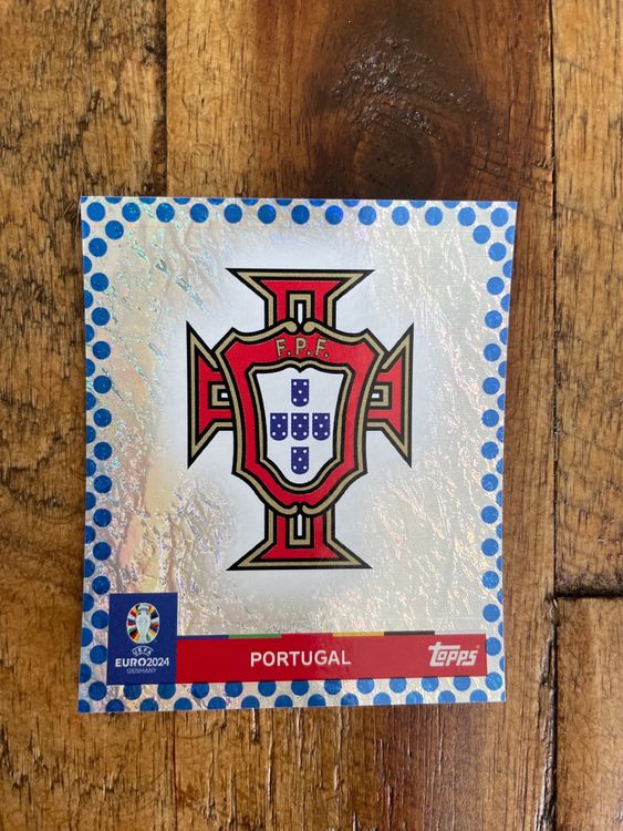 TOPPS Sticker Euro 2024 POR 1 blau selten! | Kaufen auf Ricardo