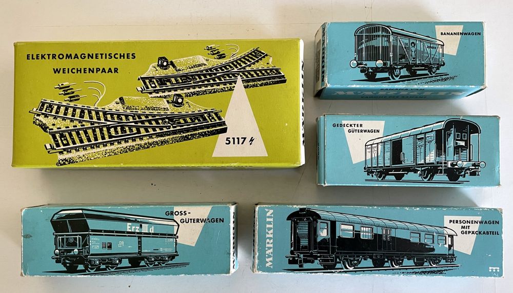Märklin - Wagen & Weichen Nr. 5117/ 4080 /4509 /4605 /4624 (Gebraucht ...