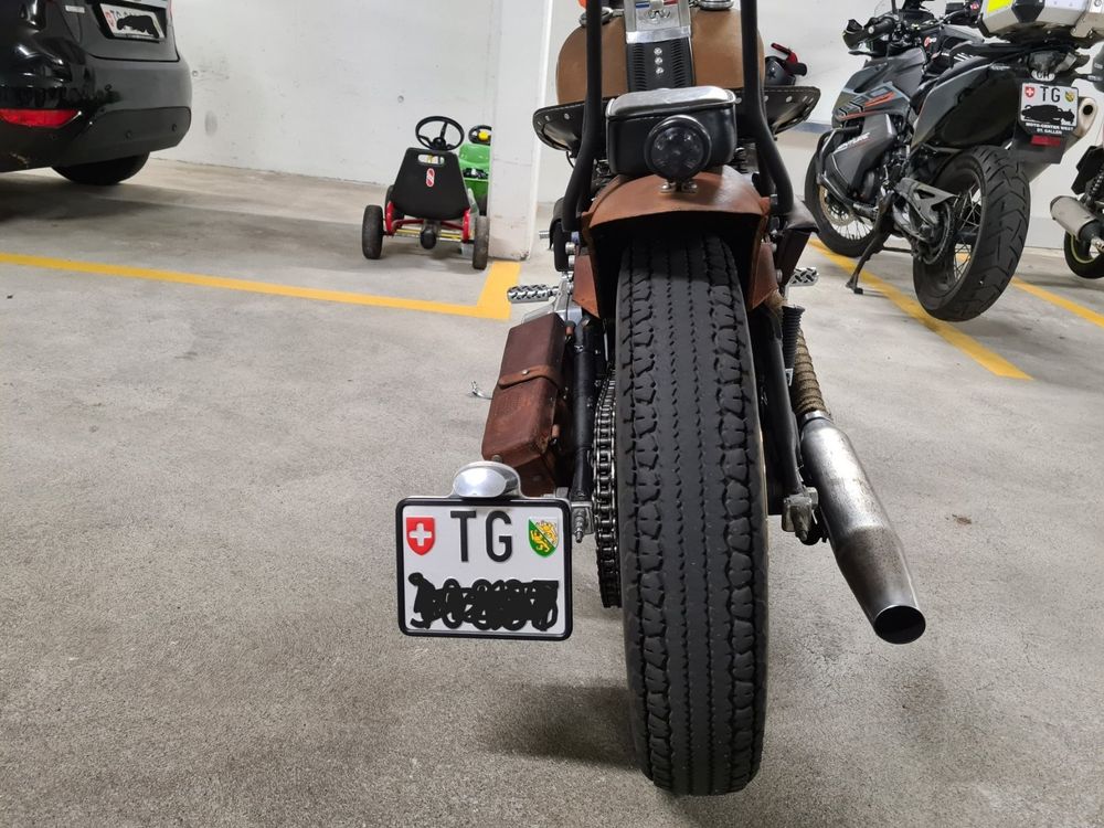 Harley Davidson FXST 1340 Bobber Rat Bike 1984 | Kaufen auf Ricardo