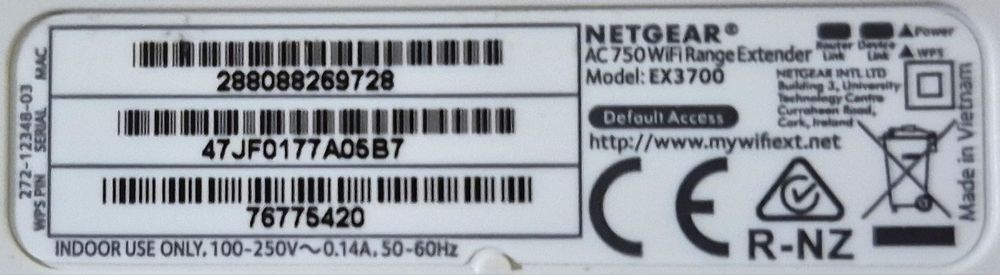 Netgear WLAN Range Extender AC750 (EX3700) / Access Point (Gebraucht ...