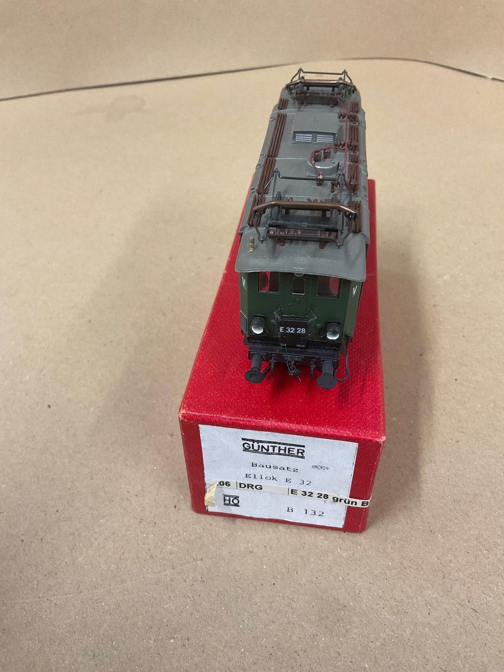 Günther Bausatz Ellok E 32 28, HO, DRG, Grün, Top (Gebraucht) in Chur ...