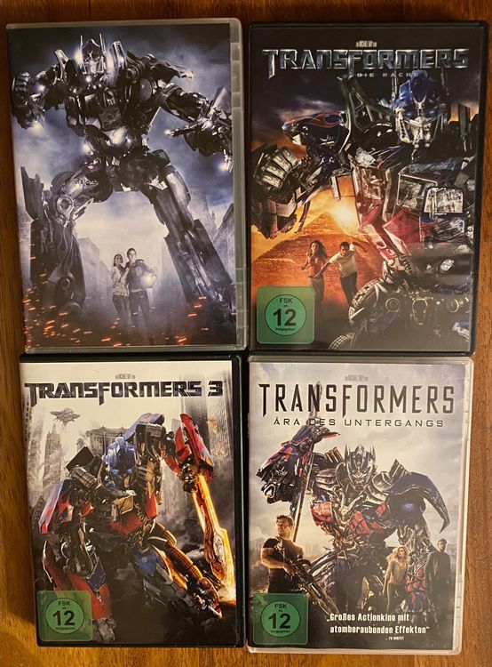 Transformers, 4 DVDs (Gebraucht) in Villnachern für CHF 10 – mit ...