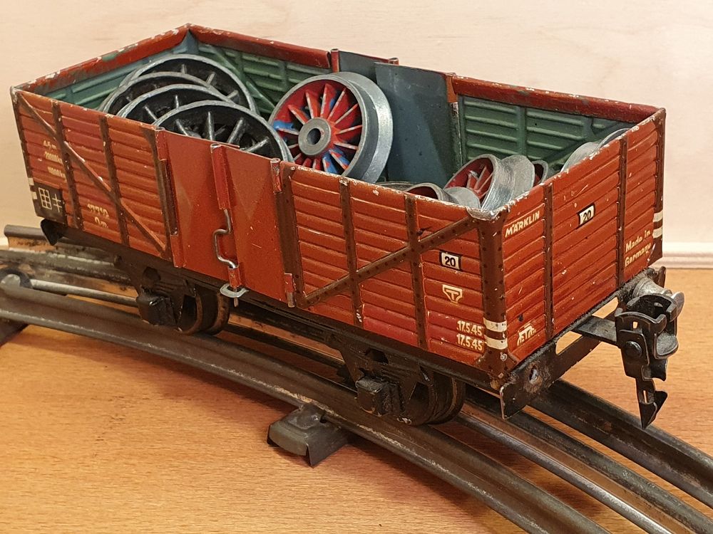Märklin 1771 offener Güterwagen in Spur 0 mit Ladegut (Gebraucht) in ...