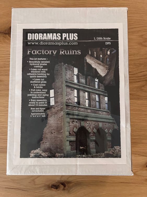 Dioramas Plus Fabrik Ruine Bausatz 1/35, Neu im OVP! (Neu und ...