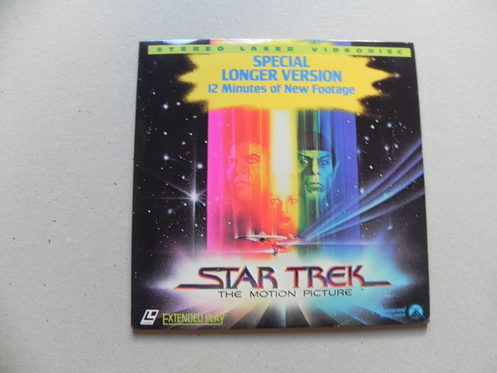 Laserdisc SF Kult Film Star Trek Special Longer Version 1980 (Neu und ...