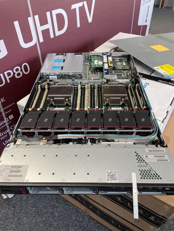 HPE Proliant DL360p G8, 128GB Ram, 2x600 (Gebraucht) in Glattfelden für ...