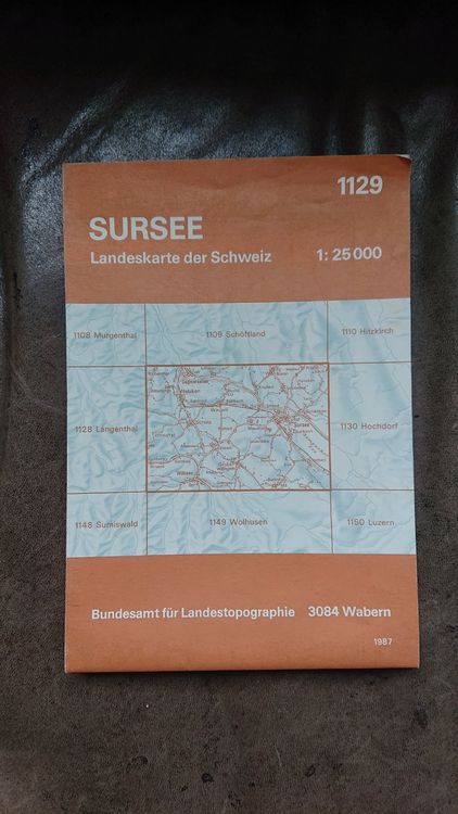 Karte Sursee 1 : 25`000 | Kaufen auf Ricardo