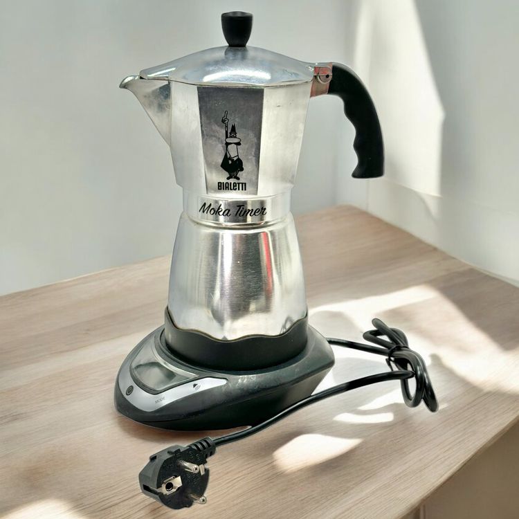 Bialetti Moka Timer Cafetière Italienne Electrique 6 Tasses (Gebraucht ...