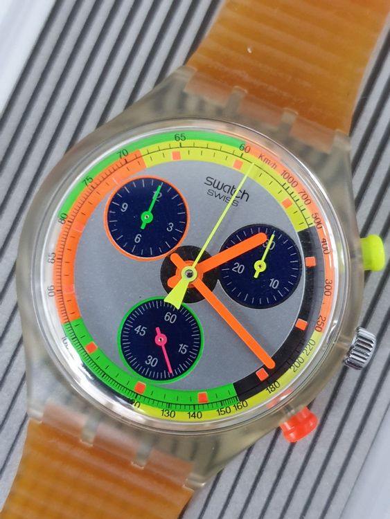 SWATCH CHRONO SCK104 JELLY STAG NEU | Kaufen auf Ricardo