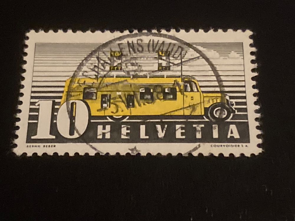 Automobilpostbüro Nr. 210 1937 Vollstempel Echallens | Kaufen auf Ricardo