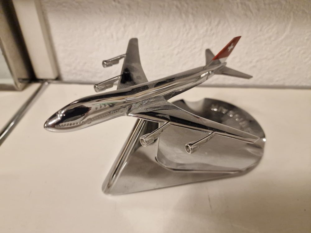 Swissair Aschenbecher mit Boeing 747 (neu, nie benutzt) (Neu (gemäss ...