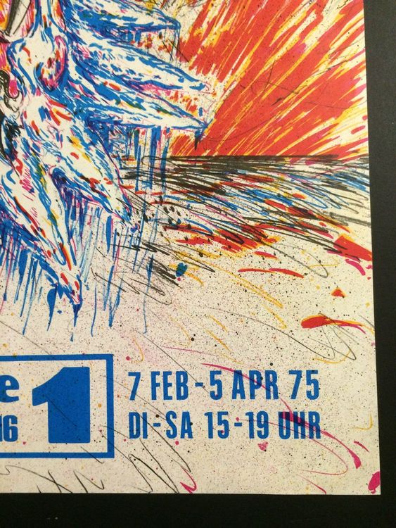 Christian Ludwig Attersee Lithographie Plakat 1975 Bern | Kaufen auf Ricardo