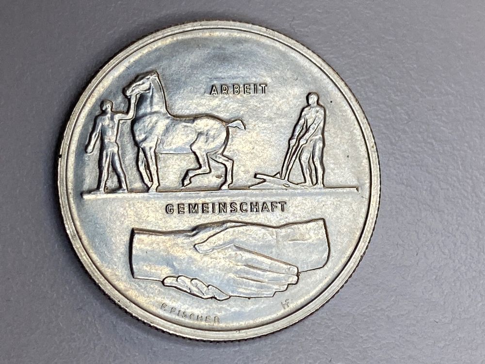 5 Fr. Silber Schweiz 1939 Landesausstellung Zürich (Gebraucht) in Herisau für CHF 23 – mit ...