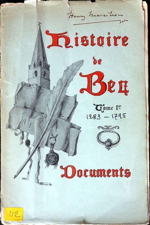 Histoire de Bex. Tome 1er. Documents (Gebraucht) in Bex für CHF 40 ...